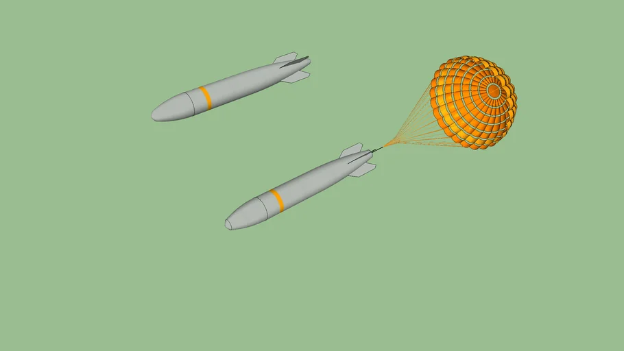 B.43-ER freefall nuclear bomb | 3D Warehouse