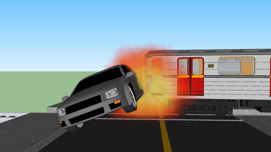 Train crash for Speed dude's contest | 3D Warehouse