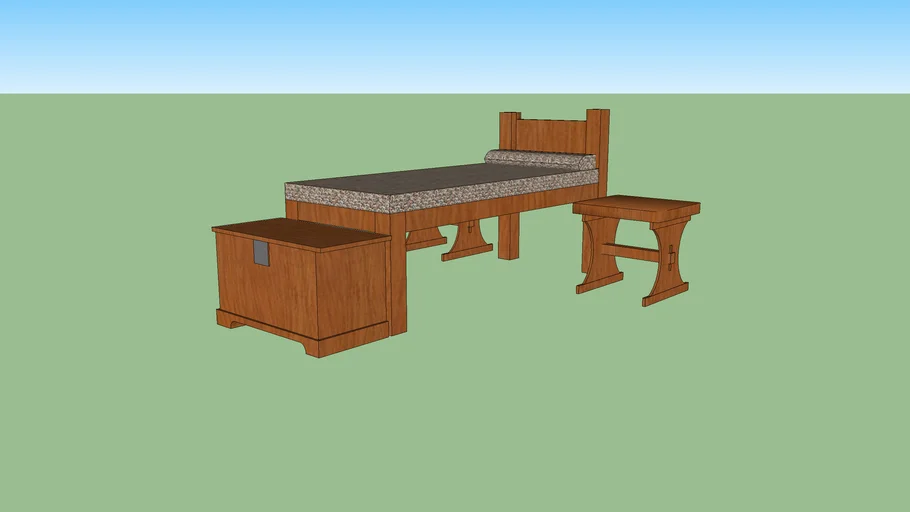 Monastery bed | 3D Warehouse