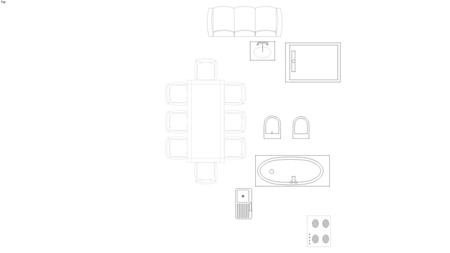 2D Furniture | 3D Warehouse