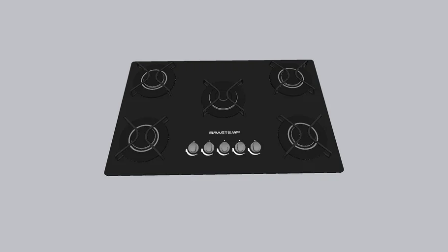 Cooktop Brastemp 5 bocas | 3D Warehouse