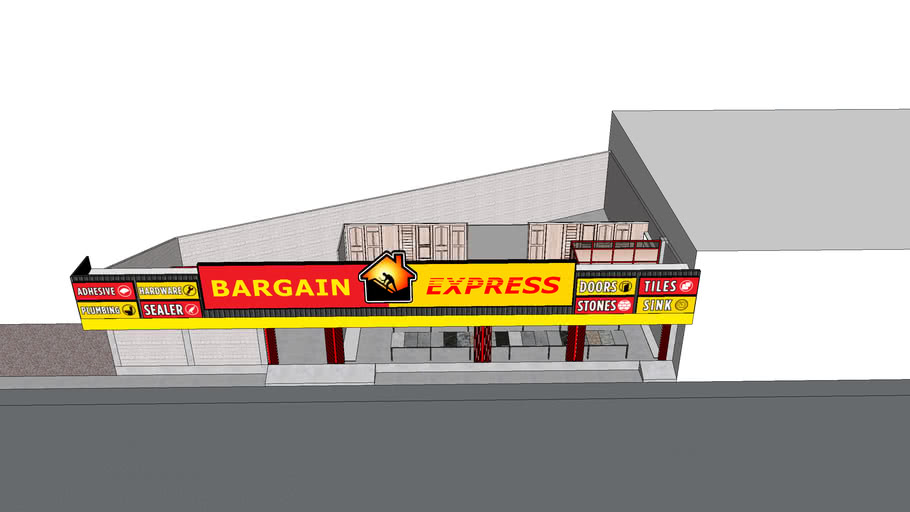 Bargain Express Sta Maria Branch | 3D Warehouse