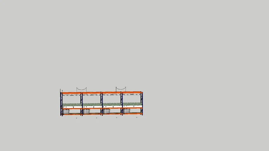 4 Pod Row w/electric | 3D Warehouse