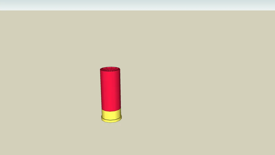 12 guage shotgun shell | 3D Warehouse