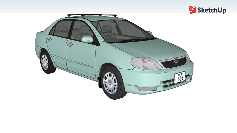 2001 toyota corolla sedan | 3D Warehouse