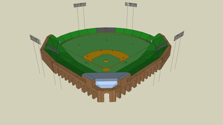 My baseball field | 3D Warehouse
