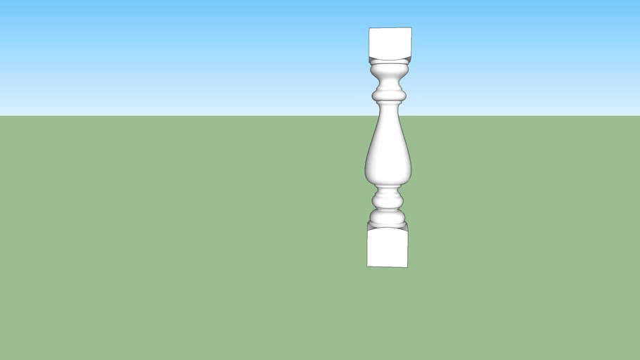 Exterior Baluster | 3D Warehouse
