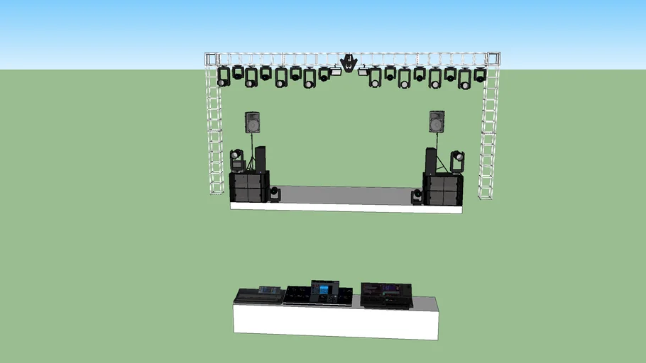 concert stage medium | 3D Warehouse