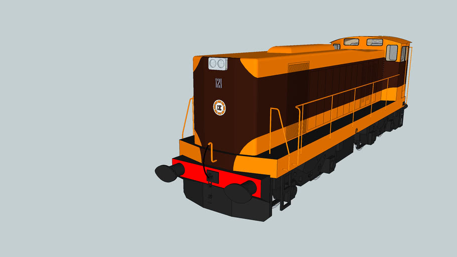 C I E Irish Railways class 121 Locomotive | 3D Warehouse