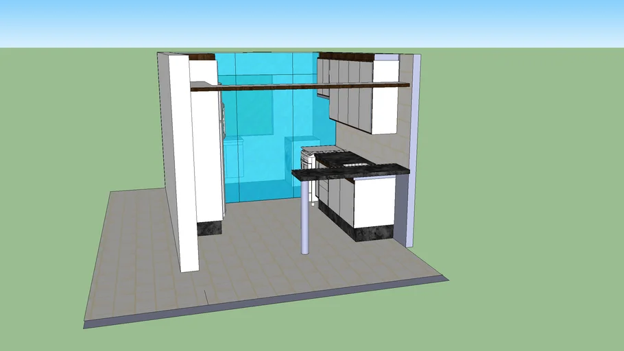 cozinha branca | 3D Warehouse