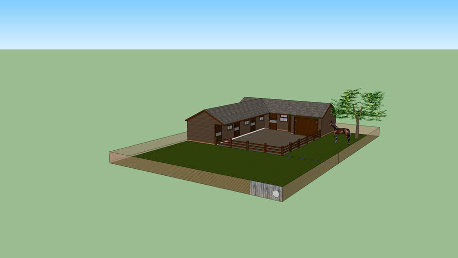 Ideal Horse Stables | 3D Warehouse
