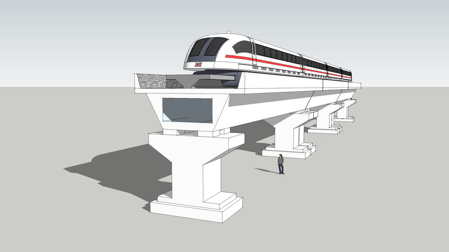 Maglev train in 2020. | 3D Warehouse