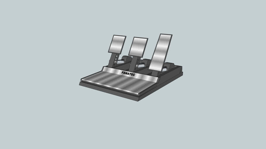 Fanatec CSR Pedals | 3D Warehouse