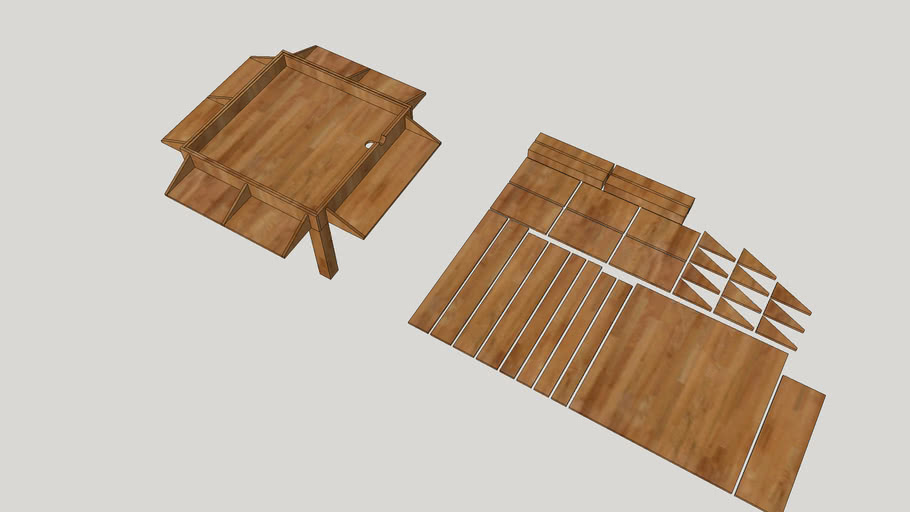 Board Game Table | 3D Warehouse