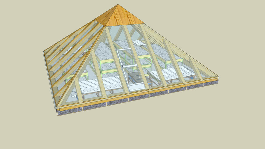 Pyramid Greenhouse Garden 2 | 3D Warehouse