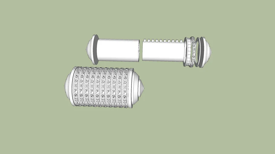 Cryptex Letter | 3D Warehouse