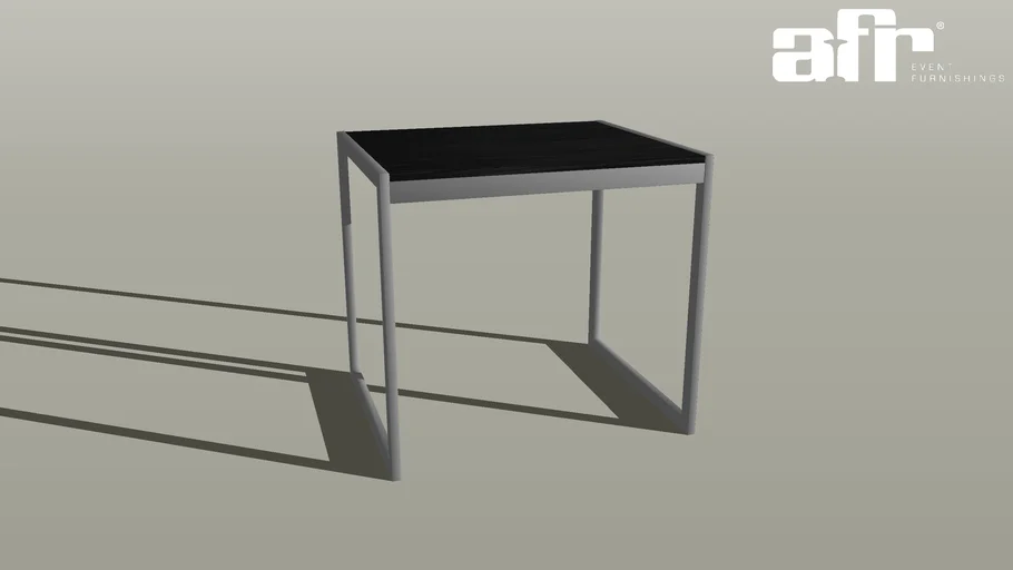Aria End Table - Charcoal | 3D Warehouse
