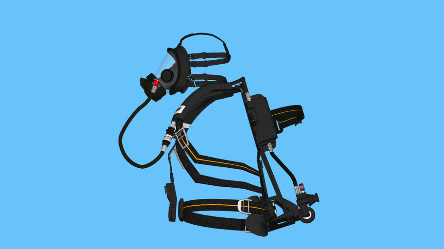 Breathing Apparatus-BA_Safety Scott_Body Harness | 3D Warehouse