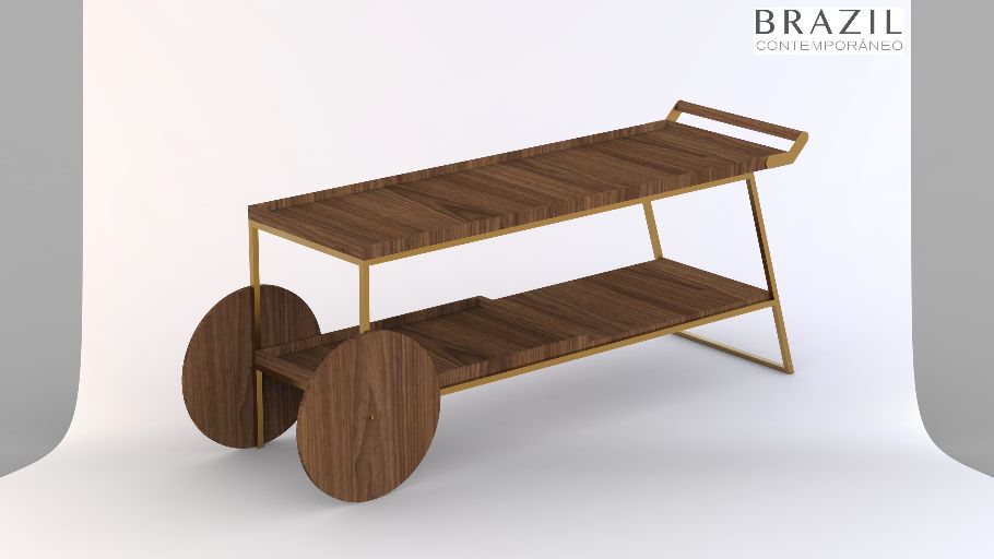 Carrinho de chá Vancouver - Brazil Contemporâneo | 3D Warehouse