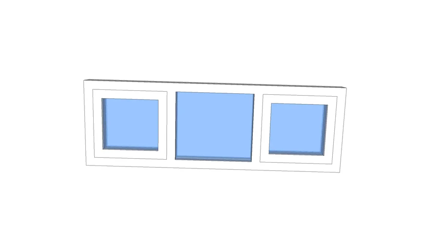 Window 1x3 | 3D Warehouse