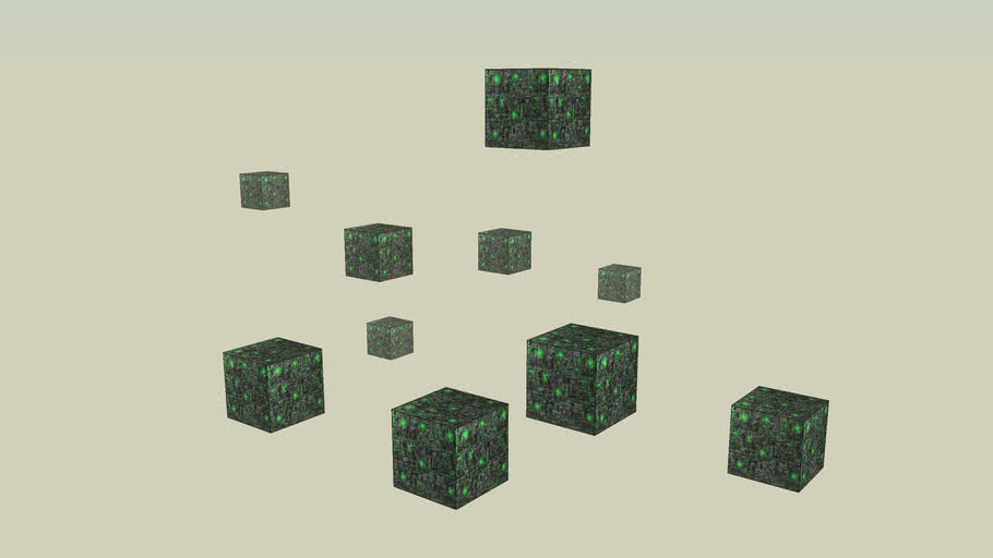 Borg Cubes | 3D Warehouse