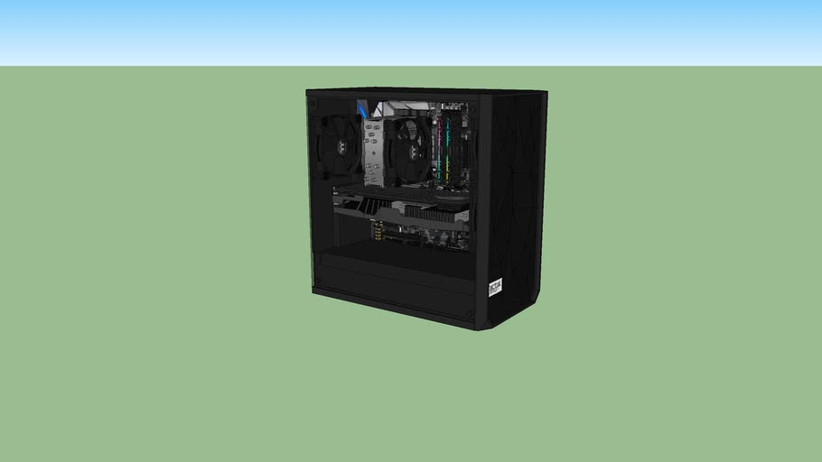 Fractal Meshify C Mini TG | 3D Warehouse
