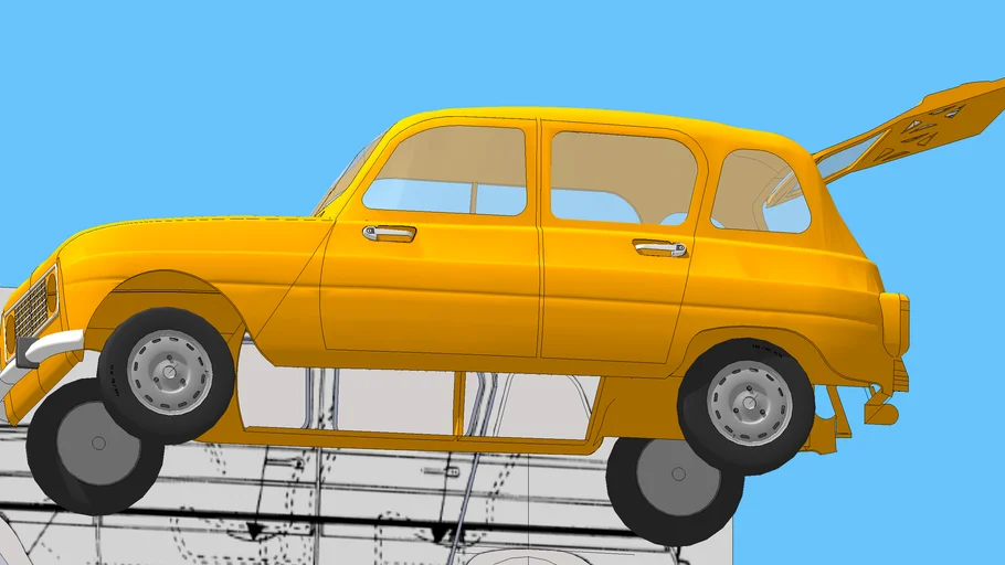 Renault 4L | 3D Warehouse
