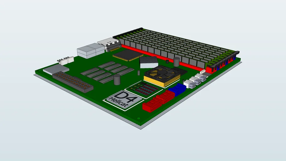 Phantom Server Board Combo | 3D Warehouse