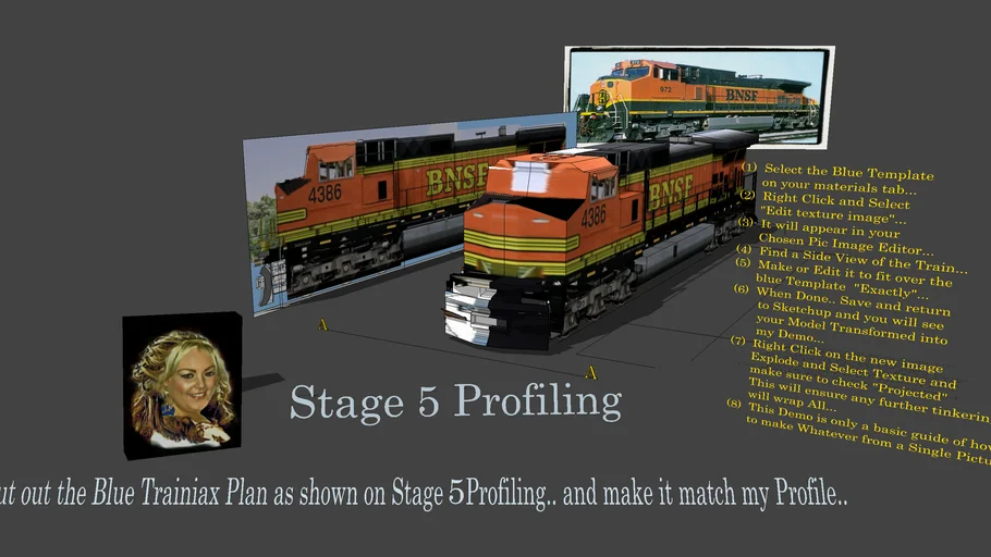 How to Make a 'Dash 9'.... Stage 5.... | 3D Warehouse