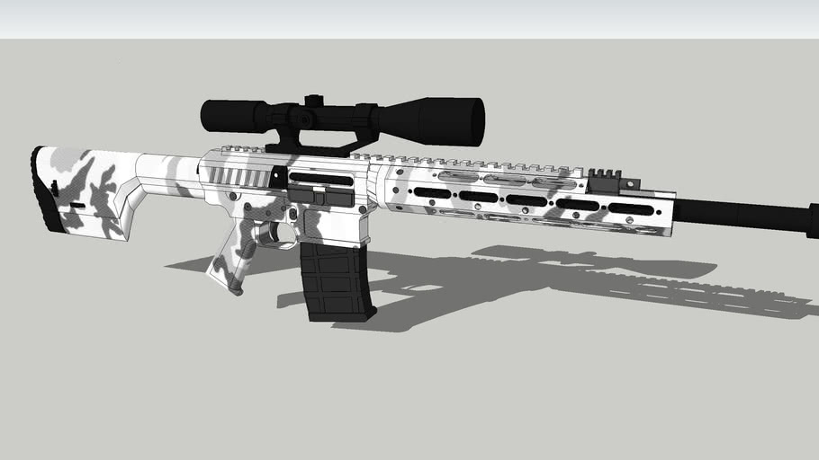 RII RSASS Sniper Rifle | 3D Warehouse