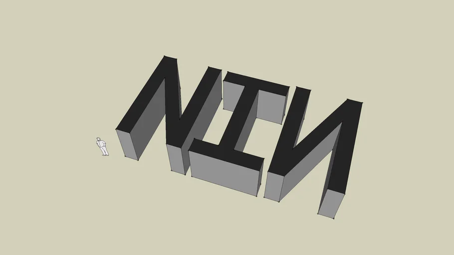 nine inch nails logo | 3D Warehouse