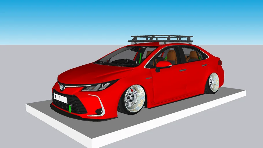 corolla altis stance | 3D Warehouse