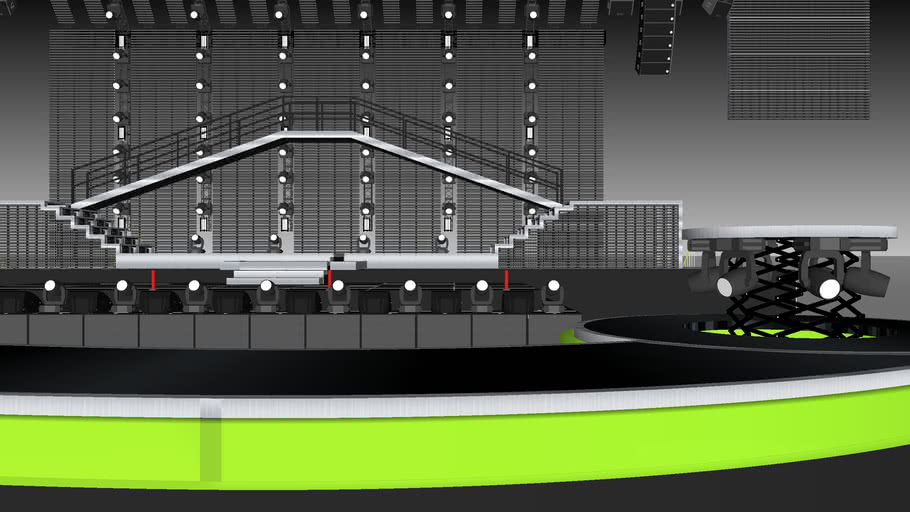 Lighting_Screen_Led_Show 150º | 3D Warehouse