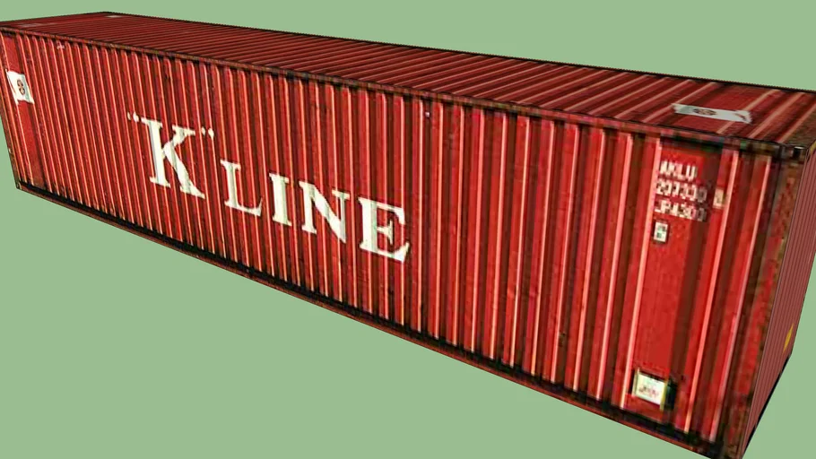 K-Line Container ''40'' | 3D Warehouse