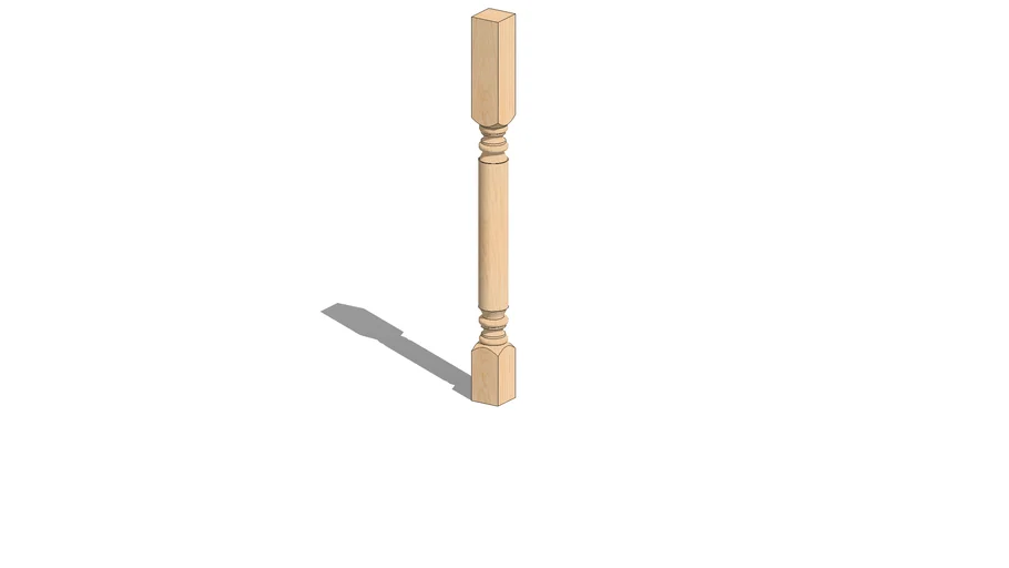 01082710-1 Small Diameter Plain Roman Classic Column | 3D Warehouse