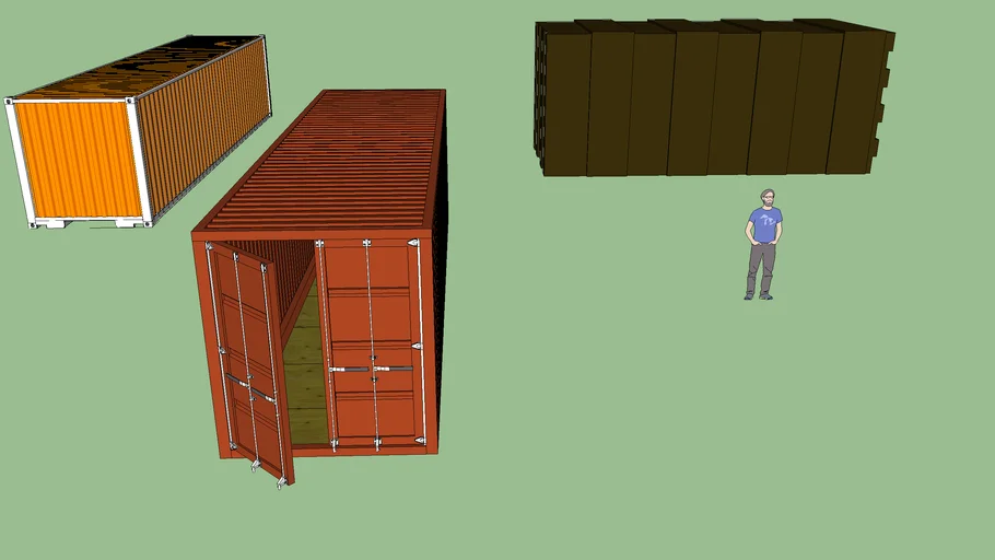 shipping container | 3D Warehouse