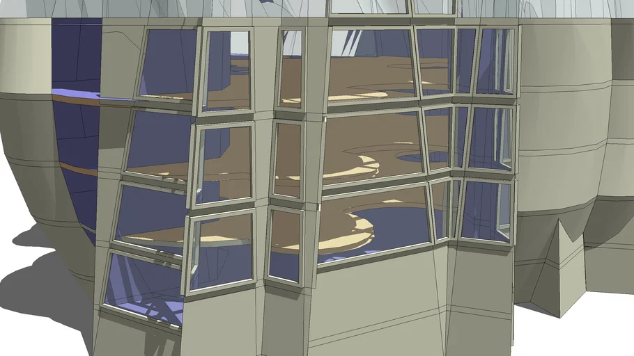 Window Experiment for another glass 'box' bldg | 3D Warehouse