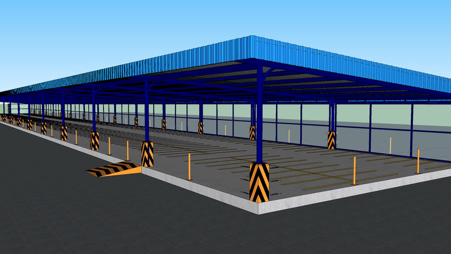 ATAP PARKIR MOTOR | 3D Warehouse