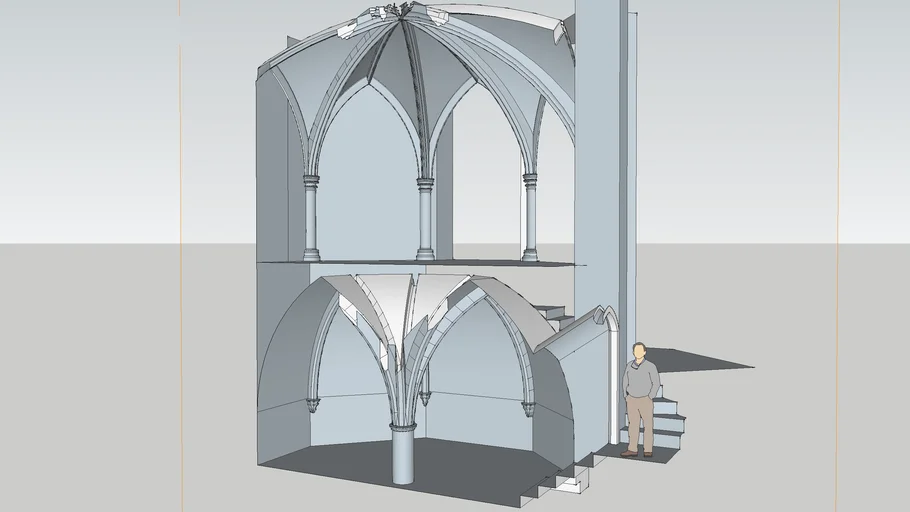 Gothic Tower Vaults | 3D Warehouse