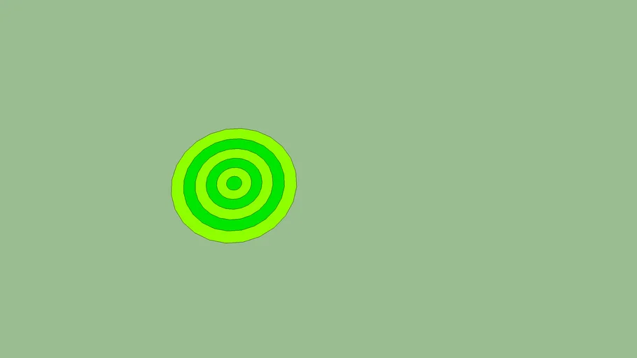 Circle Green Mat | 3D Warehouse