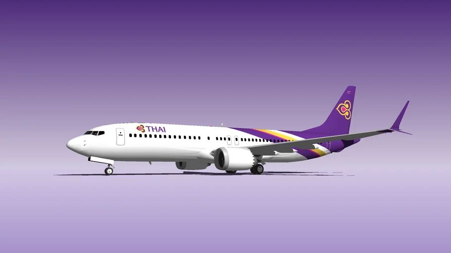Thai Airways B 737 MAX 8 | 3D Warehouse