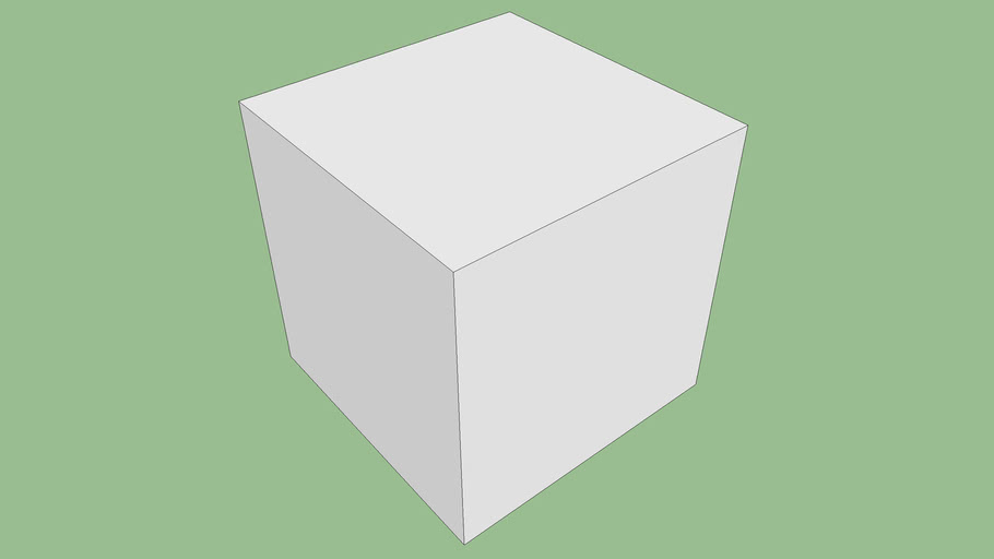 2' Uncolored Cube | 3D Warehouse