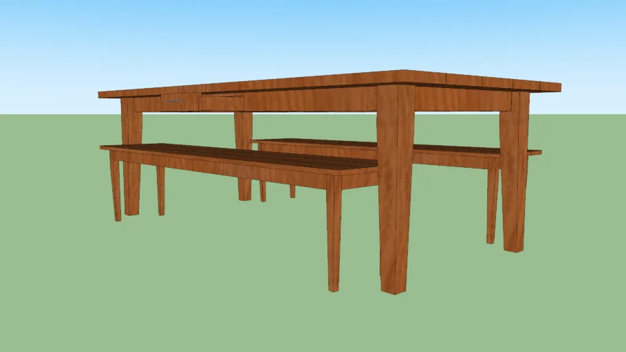 Farm Table | 3D Warehouse