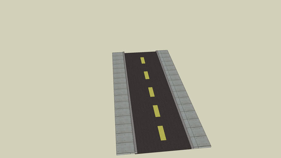 Nick R's road section | 3D Warehouse