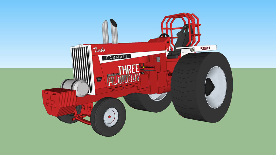 Farmall 1206 Pulling Tractor | 3D Warehouse