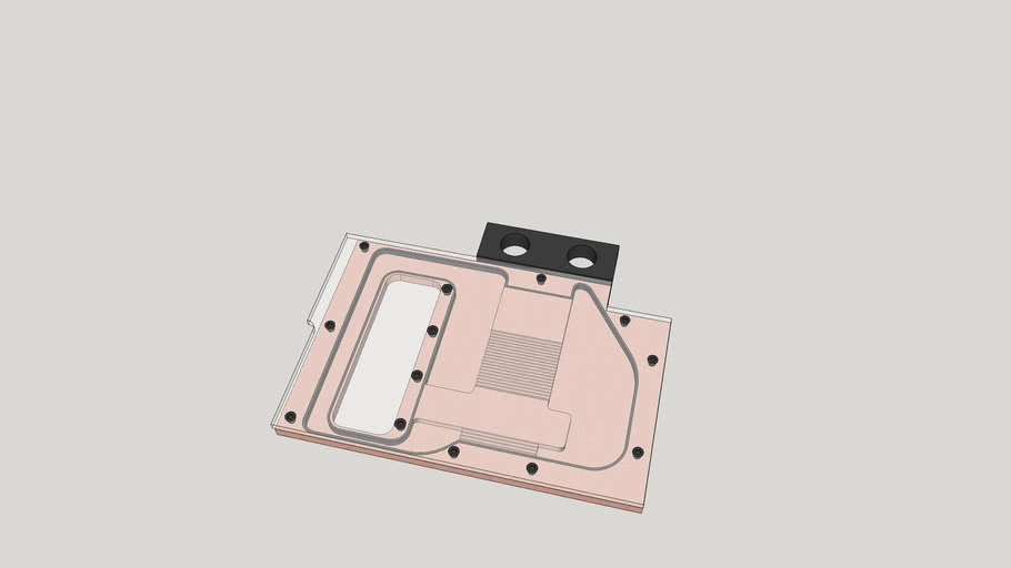 EKWB FC970 Waterblock | 3D Warehouse