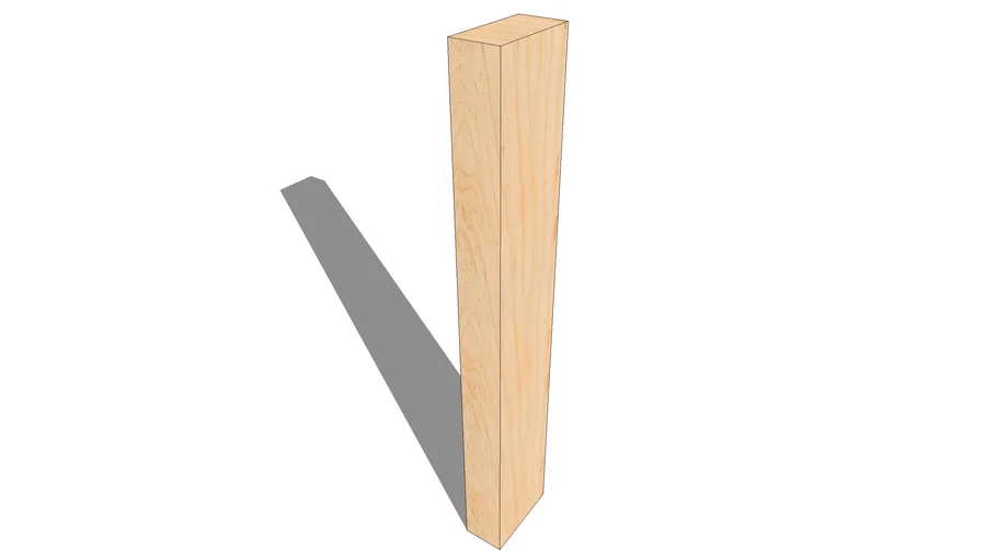 01626010-2 6' Square Column ( 6' x 2.938' x 35.25' ) | 3D Warehouse