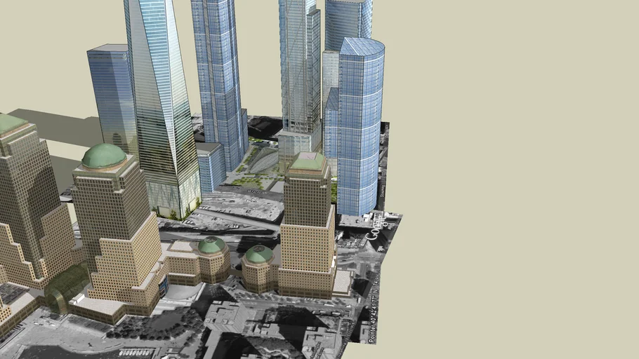 New World Trade Center Complex in 2012/2013 (Upgraded) | 3D Warehouse