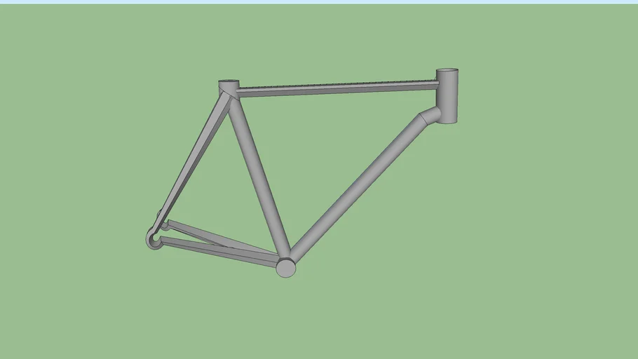 simple bike frame | 3D Warehouse