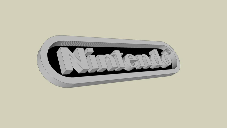 Nintendo Metalic Logo | 3D Warehouse